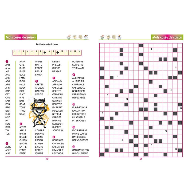 Mots casés de saison N°49